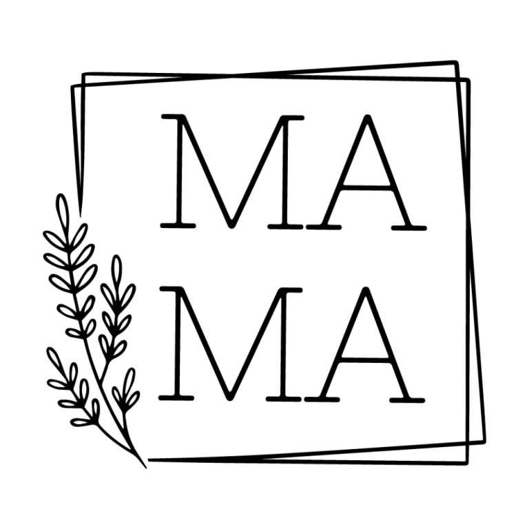Floral Mama Square SVG File for Cricut & Silhouette | Craftpi