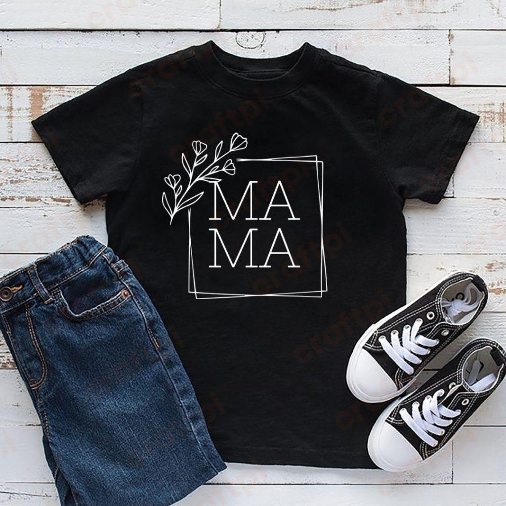 White Mama Square Flower SVG File for Cricut & Silhouette | Craftpi