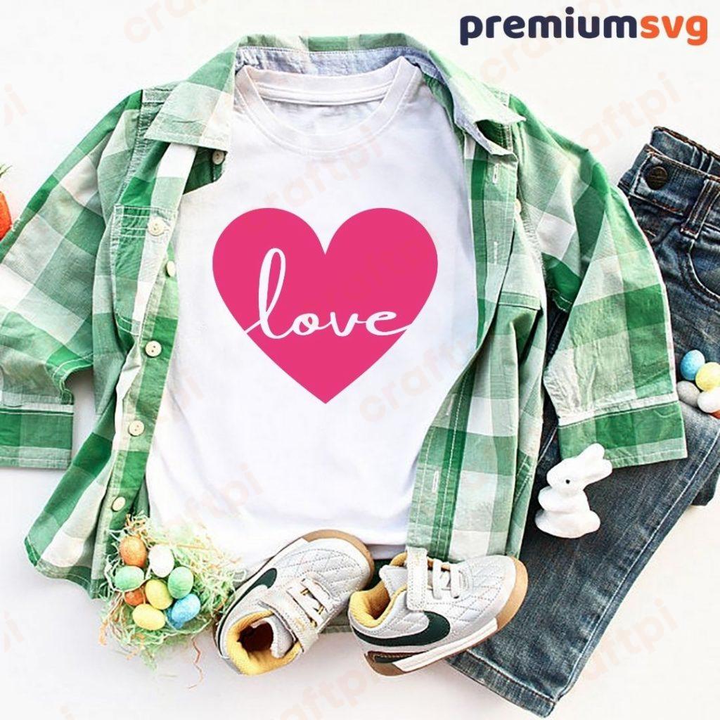 Love Heart SVG File for Cricut & Silhouette | Craftpi