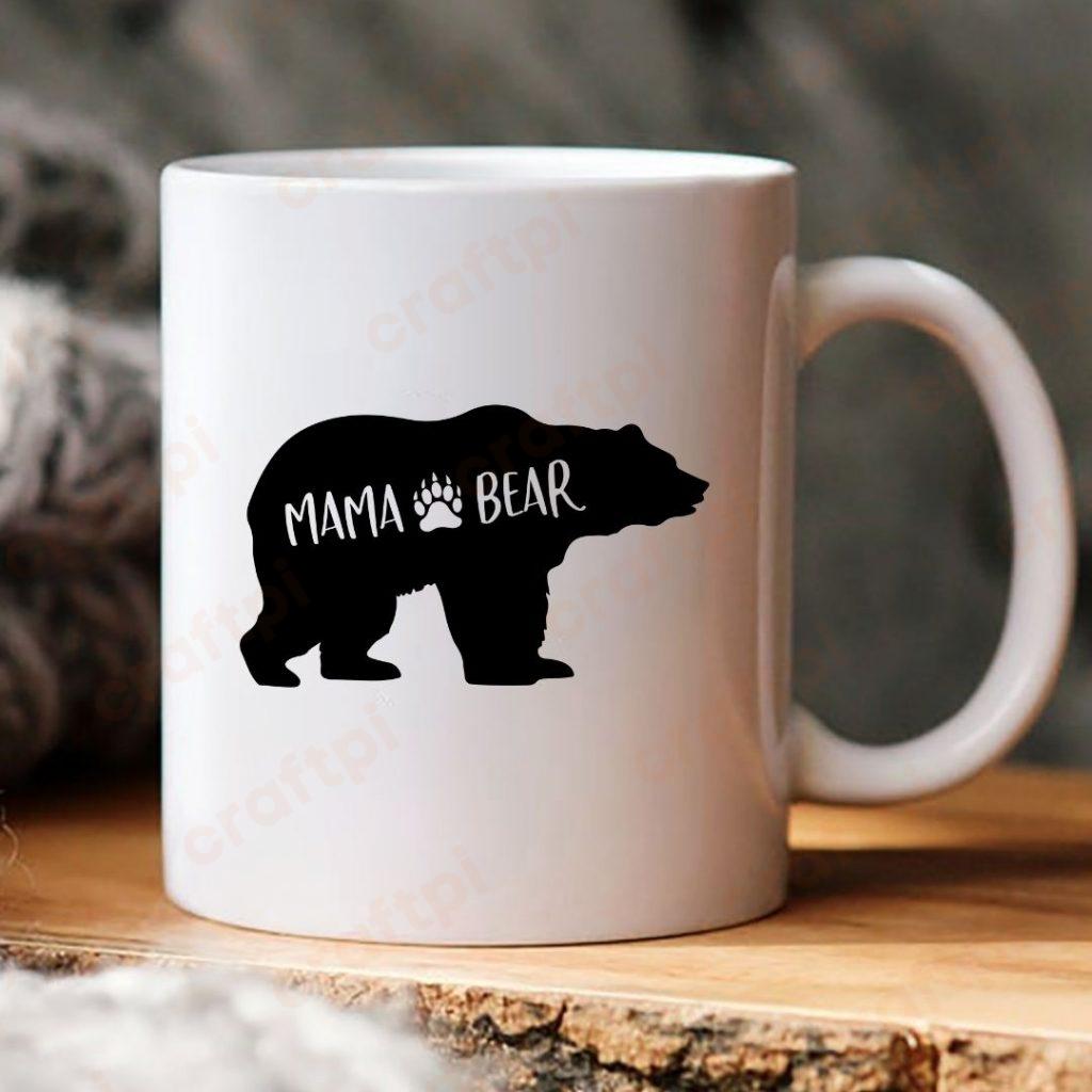 Mama Bear SVG File for Cricut & Silhouette | Craftpi