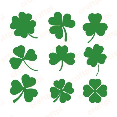 Shamrock SVG Bundle SVG File for Cricut & Silhouette | Craftpi
