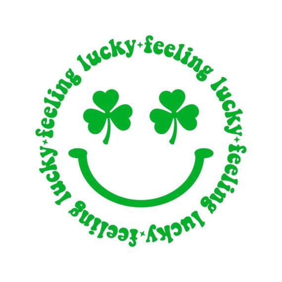 Feeling Lucky with Shamrock Stencil SVG File | Craftpi