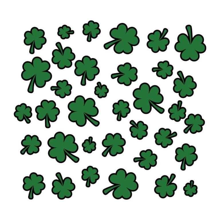 Shamrock Pattern SVG File for Cricut & Silhouette | Craftpi