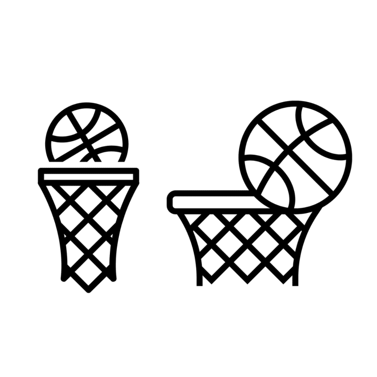 Basketball Net Vector SVG File for Cricut & Silhouette | Craftpi