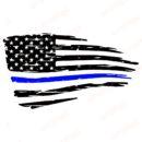 Distressed Police Flag SVG File for Cricut & Silhouette | Craftpi