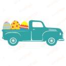 Vintage Easter Truck with Egg SVG File for Cricut | Craftpi