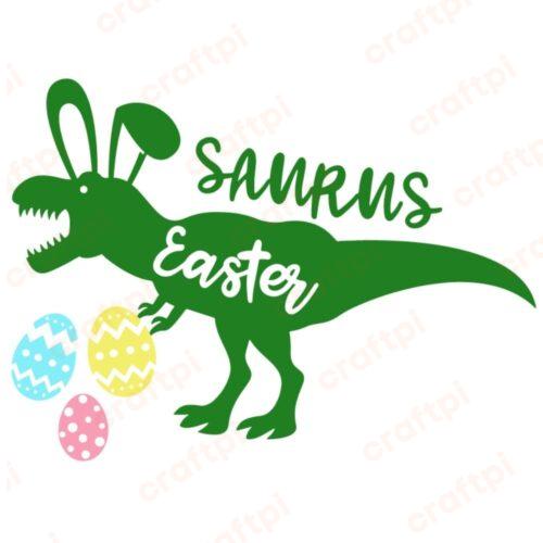 Easter Dinosaur & Saurus T-Rex SVG File for Cricut | Craftpi