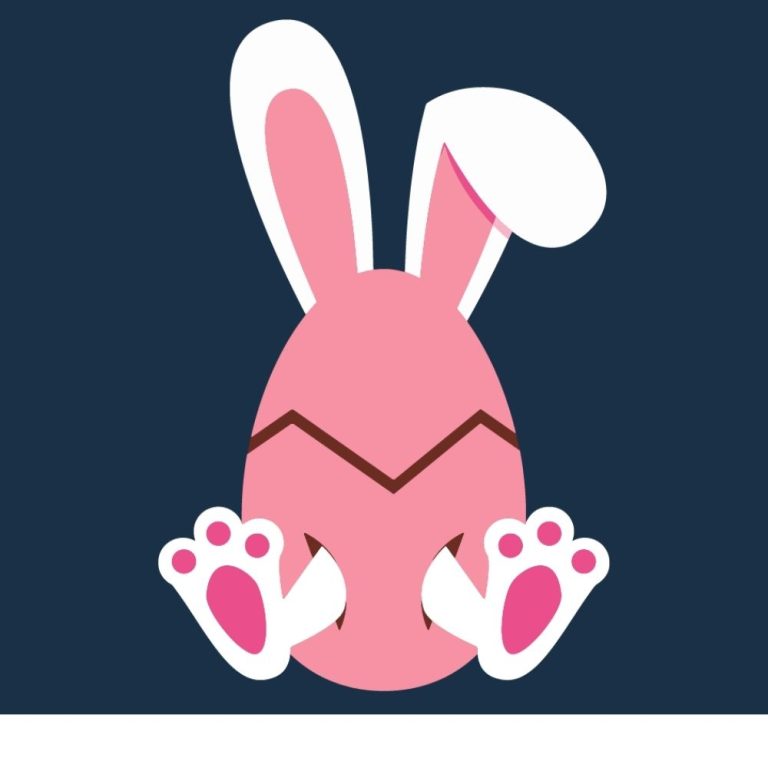 Basic Easter Bunny Face with Sunglasses SVG File for Cricut | Craftpi