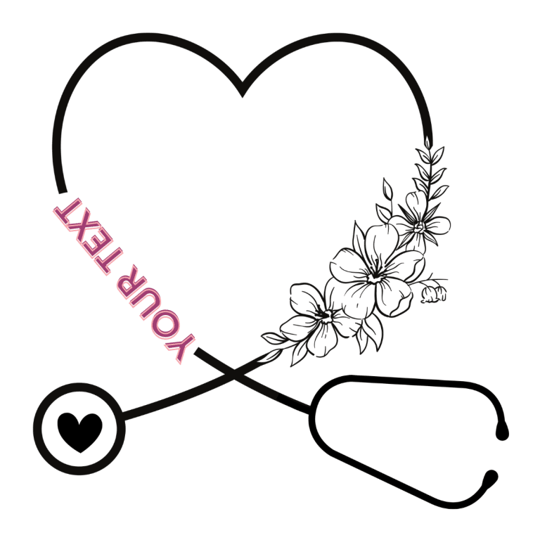 Nurse Stethoscope Clipart SVG File for Cricut & Silhouette | Craftpi
