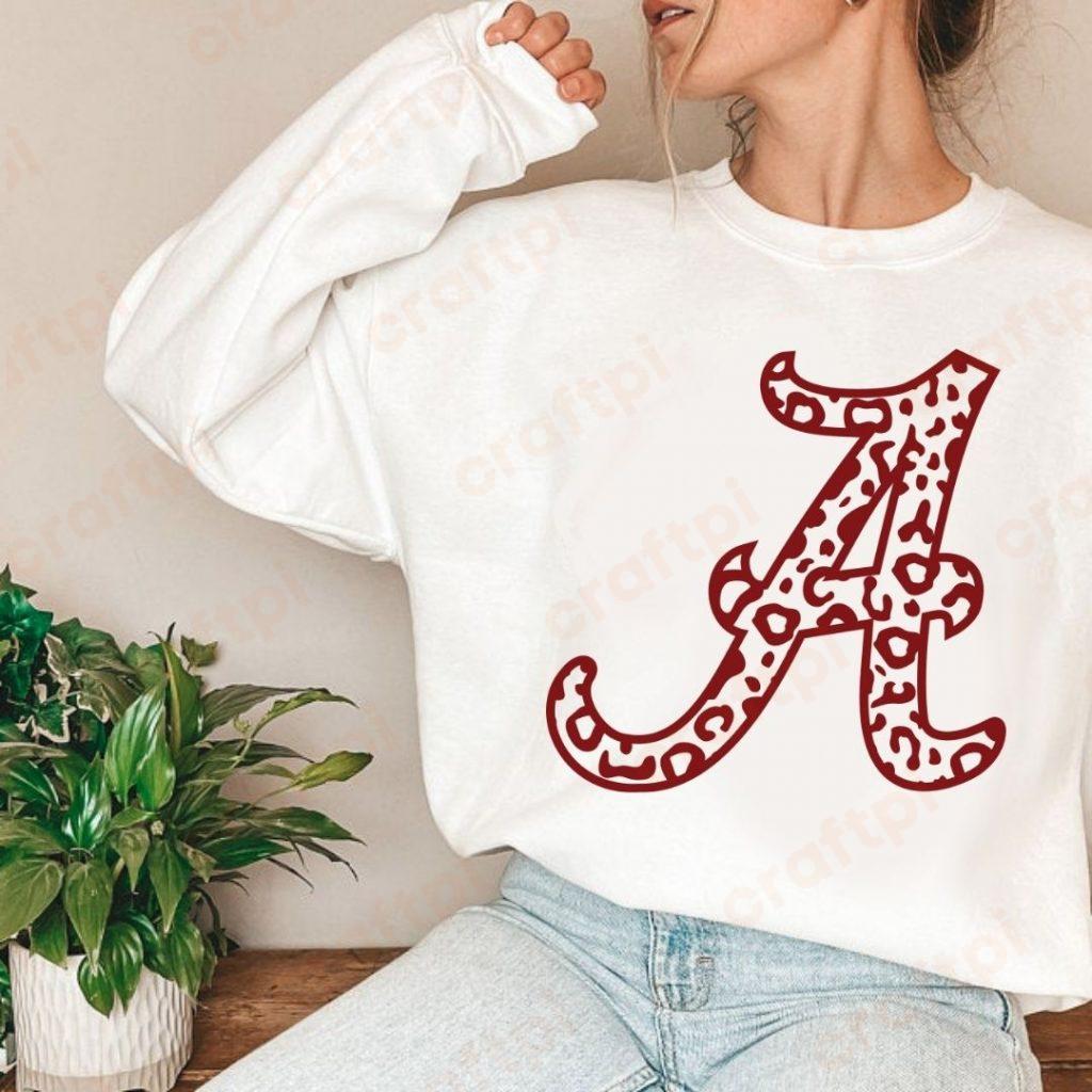 Leopard Red Alabama Logo SVG File for Cricut & Silhouette | Craftpi