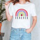 Teacher Rainbow with Apple SVG File for Cricut & Silhouette | Craftpi