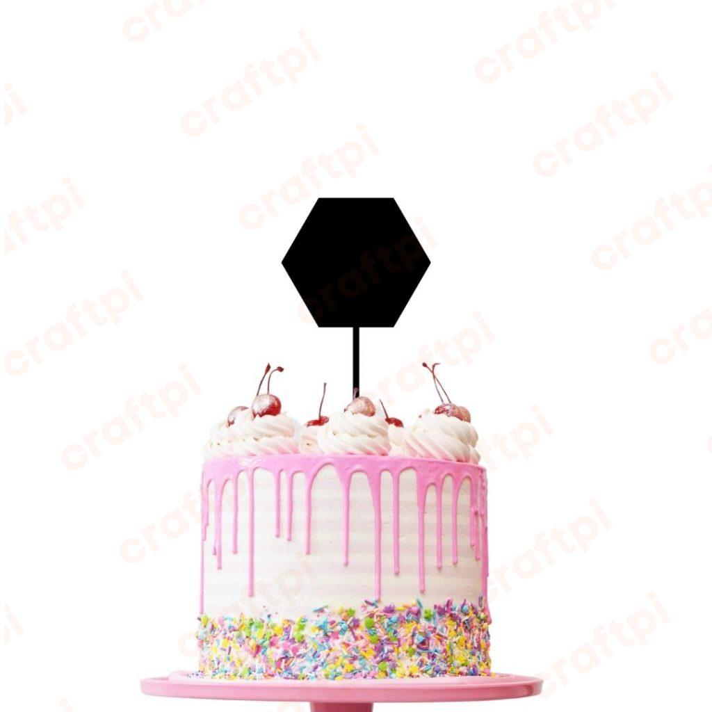Simple Heart Cake Topper (3 Design) SVG File for Cricut | Craftpi