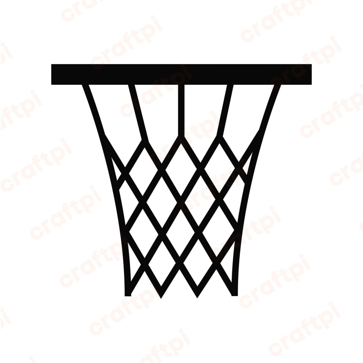 Basketball Court Field SVG File for Cricut & Silhouette | Craftpi