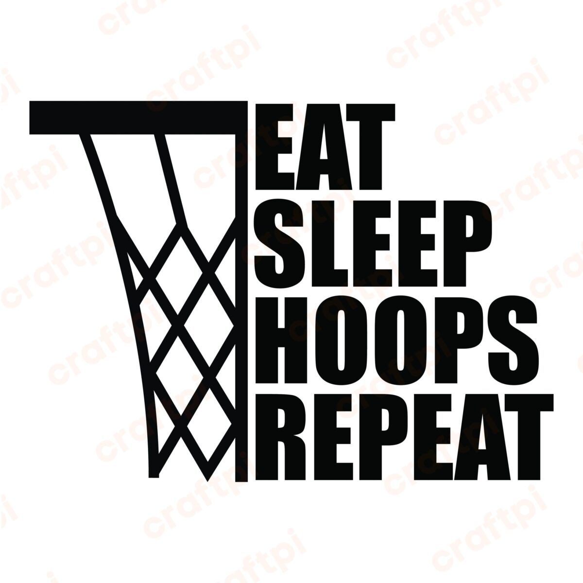 Basketball Court Field SVG File for Cricut & Silhouette | Craftpi