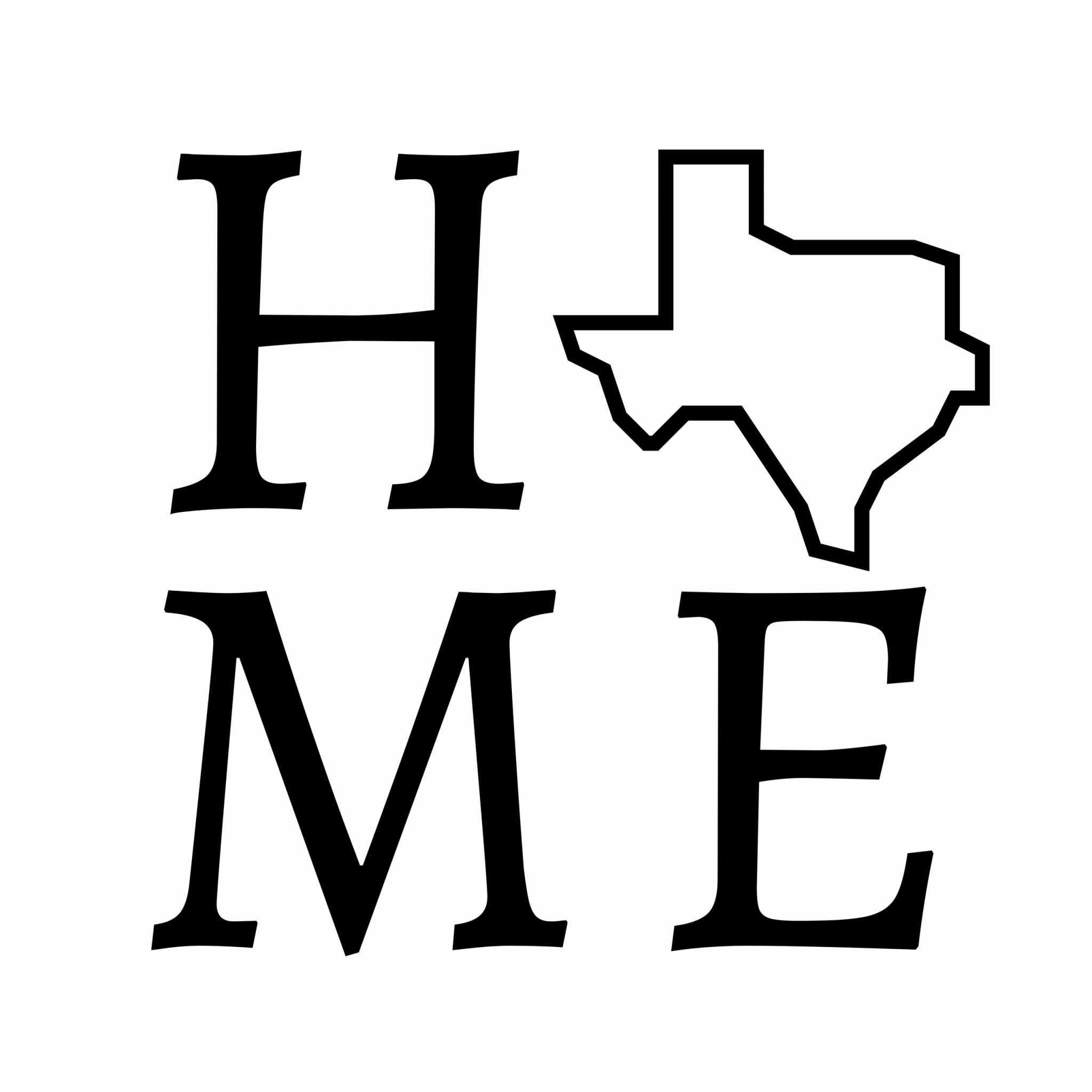 Texas Home SVG File for Cricut & Silhouette | Craftpi