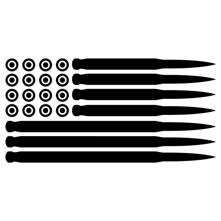 USA Bullet Flag SVG File for Cricut & Silhouette | Craftpi