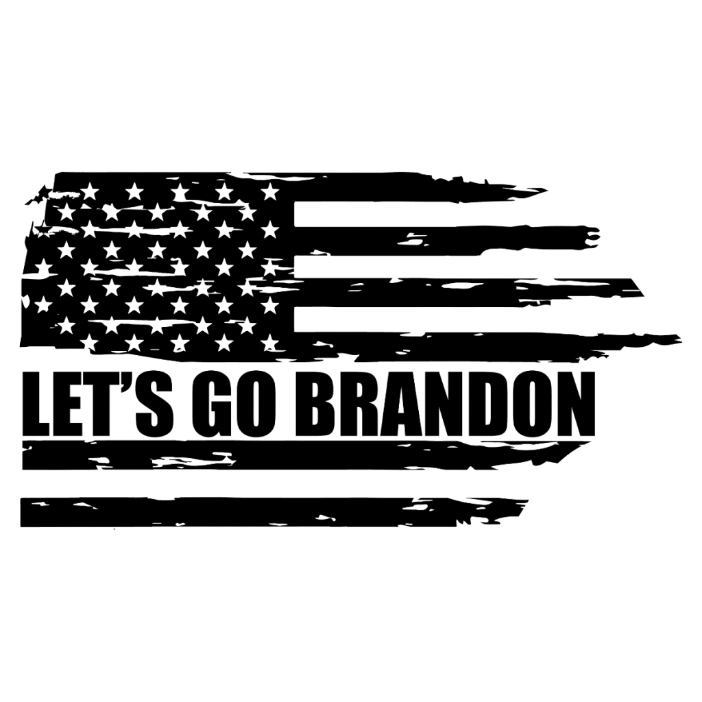 Let's Go Brandon Flag SVG File for Cricut & Silhouette | Craftpi