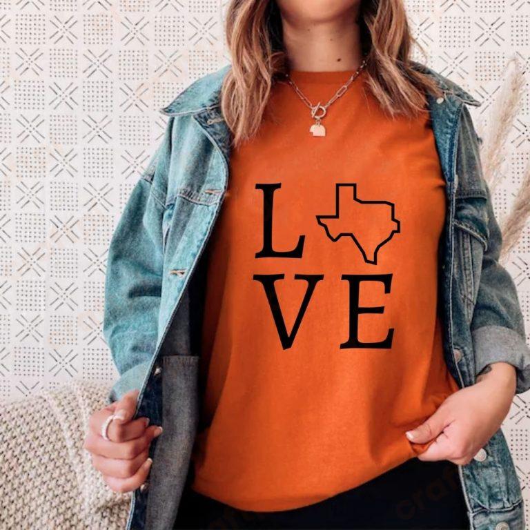 Texas Love SVG File for Cricut & Silhouette | Craftpi
