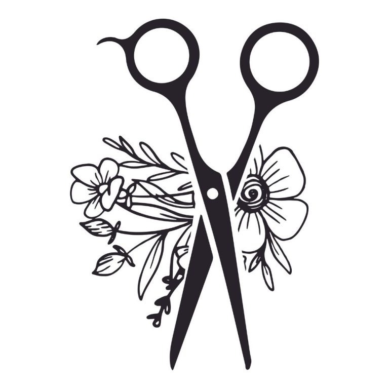 Forever Scissor Hair Stylist SVG, PNG, JPG, PSD, DXF, AI Files | Craftpi