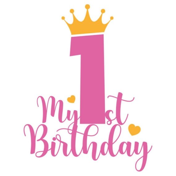 1st Birthday Bundle SVG, PNG, JPG, PSD, DXF, AI Files | Craftpi
