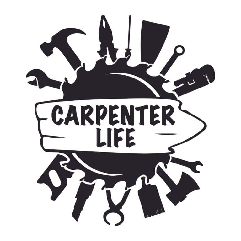 Carpenter Life Tools SVG, PNG, JPG, PSD, DXF, AI Files | Craftpi
