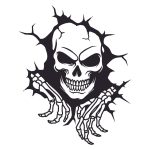Skeleton Escape SVG, PNG, JPG, PSD, DXF, AI Files | Craftpi