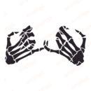 Skeleton Hands Pinky Promise SVG, PNG, JPG, PSD, DXF, AI Files | Craftpi
