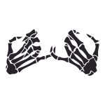 Skeleton Hands Pinky Promise SVG, PNG, JPG, PSD, DXF, AI Files | Craftpi