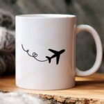 Airplane Heart Path SVG, PNG, JPG, PSD, DXF Files | Craftpi