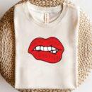 Bite Lips SVG, PNG, JPG, PSD, DXF Files | Craftpi