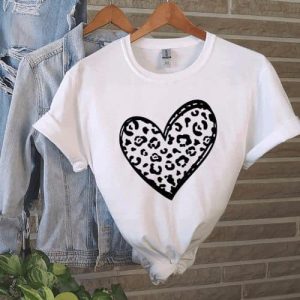 Black Doodle Leopard Heart SVG, PNG, JPG, PSD, DXF Files | Craftpi