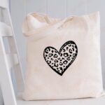 Black Doodle Leopard Heart SVG, PNG, JPG, PSD, DXF Files | Craftpi