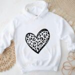 Black Doodle Leopard Heart SVG, PNG, JPG, PSD, DXF Files | Craftpi