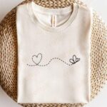 Butterfly Path with Heart TrAIl SVG, PNG, JPG, PSD, DXF Files | Craftpi