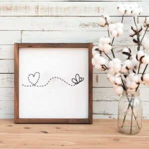 Butterfly Path with Heart TrAIl SVG, PNG, JPG, PSD, DXF Files | Craftpi