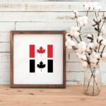 Canadian Flag SVG, PNG, JPG, PSD, DXF Files | Craftpi