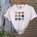 Colorful Paw Print Bundle SVG, PNG, JPG, PSD, DXF Files | Craftpi