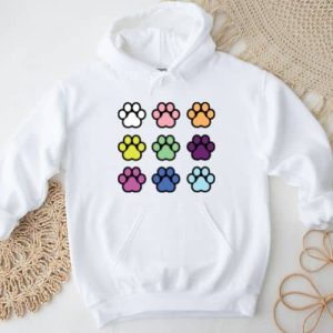 Colorful Paw Print Bundle SVG, PNG, JPG, PSD, DXF Files | Craftpi