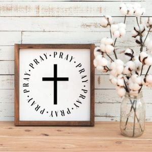 Cross Pray Circle SVG, PNG, JPG, PSD, DXF, PDF Files | Craftpi