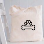 Dog Bone & Paw Monogram SVG, PNG, JPG, PDF Files | Craftpi