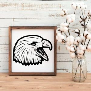 Eagle Head Layered SVG, PNG, JPG, PSD, DXF Files | Craftpi
