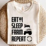 Eat Sleep Farm Repeat SVG, PNG, JPG, PSD, DXF, AI Files | Craftpi