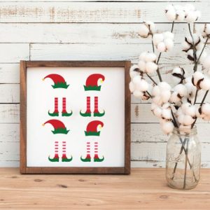 Elf Legs and Hat Bundle SVG, PNG, JPG, PSD, DXF Files | Craftpi