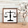 Law Scales Clipart SVG, PNG, JPG, PSD, DXF Files | Craftpi