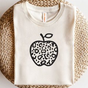Free Leopard Print Apple Outline SVG, PNG, JPG, PSD, DXF Files | Craftpi