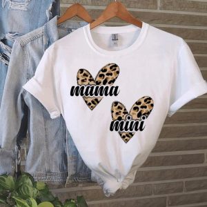 Mama Mini Leopard Heart SVG, PNG, JPG, PSD, DXF Files | Craftpi