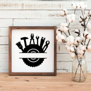 Mechanic Tools Monogram SVG, PNG, JPG, PSD, DXF Files | Craftpi