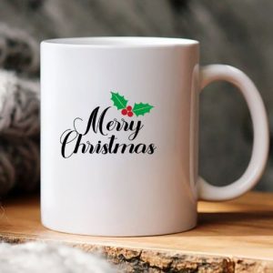 Merry Christmas Mistletoe SVG, PNG, JPG, PSD, DXF, AI Files | Craftpi