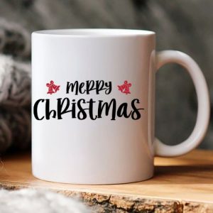 Merry Christmas with Rings SVG, PNG, JPG, PSD, DXF Files | Craftpi