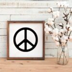 Peace Sign SVG, PNG, JPG, PSD, DXF Files | Craftpi